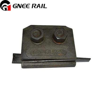 China High Quality Rail Clamp Fasteners for Crane Rails QU120 QU70 QU80 QU100 QU120 Rails for sale