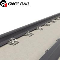 China High-Performance Rail Fasteners for 60kg/m Rail Tunnels DTVI-2 Iron Pads and Fasteners for sale