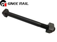 China Turnout Hexagonal Railway Frog Bolts In Rail Construction for sale