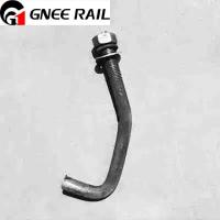 China Crane Rail Hook Bolts For High Performance And Strong Rail Construction for sale