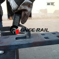 China Rail HTTP Hook Twin Tie Plate For Complete Frog Set for sale