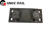 China Crane Rail Sole Plate Ideal Rail Fasteners For Heavy Duty And High Speed Trains for sale