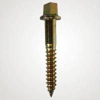China Steel 35# Spiral Spike Nails HDG Threaded Rail Fasteners For Firmly Fixing Rails To Sleepers Preventing Loosening for sale