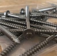 China Steel 35# Spiral Spike Nails HDG Threaded Rail Fasteners For Firmly Fixing Rails To Sleepers Preventing Loosening for sale