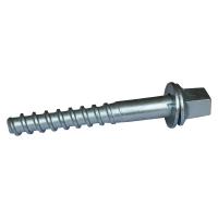 China Steel 35# Spiral Spike Nails HDG Threaded Rail Fasteners For Firmly Fixing Rails To Sleepers Preventing Loosening for sale