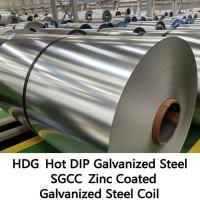 China Hot Dipped Galvanized Steel Coil SGCC Grade Z275 Zinc Coated 0.12-4.0mm Thickness for sale