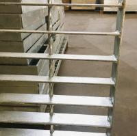 China Hot Dipped Galvanized Steel Grating with Corrosion Resistant Serrated Surface for Industrial Walkways for sale