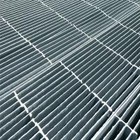 China Hot Dipped Galvanized Steel Grating with Corrosion Resistant Serrated Surface for Industrial Walkways for sale