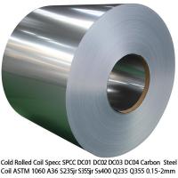 China Cold Rolled Steel Coil 0.15-2mm Thickness DC01 DC03 DC04 Grade for Automotive Manufacturing for sale