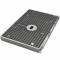 China Outdoor Hot-DIP Galvanized Steel Grating with 30mm Bearing Bar Pitch and Stainless Steel 304 for Trench Drain Channels for sale