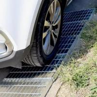 China Heavy Duty Galvanized Steel Anti-slip Trench Cover Floor Bar Grating for sale