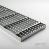 China 304/316 Stainless Steel Bar Grating with Hot-Dip Galvanized Anti-Slip Performance for Industrial Use for sale