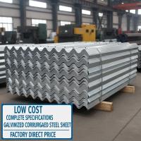 China Low Cost 0.12-1.0mm Thickness 600-1250mm Width SGCC Galvanized Corrugated Steel Sheet Factory Direct Price for sale