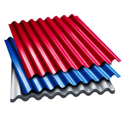 China Dx51D Zinc Coated Corrugated Galvanized Steel Roofing Sheet Plate for Industrial and Residential Use for sale
