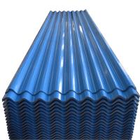 China Z275 Aluzinc Corrugated Color Coated Galvanized Steel Sheet PPGI Sheet for Roofing for sale