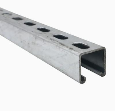 China Galvanized C Channel Steel Channel Profile with Light Weight and High Strength for Construction for sale