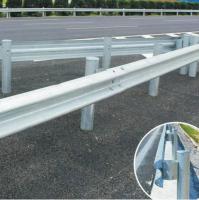 China Hot Dip Galvanized W-Beam Highway Guardrail with AASHTO Standard and Customizable Thickness for sale