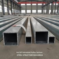 China Hot DIP Galvanized Steel Purlins for High Strength and Corrosion Resistant Steel Structure Buildings for sale