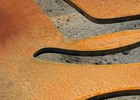 China Height 1500mm Corten Steel Garden Screens for sale