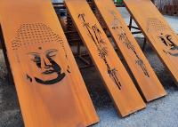 China Height 1500mm Corten Steel Garden Screens for sale