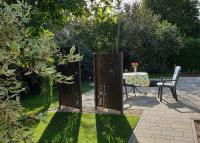 China Decorative Stainless Steel Garden Ornaments With Bamboo Patterns for sale