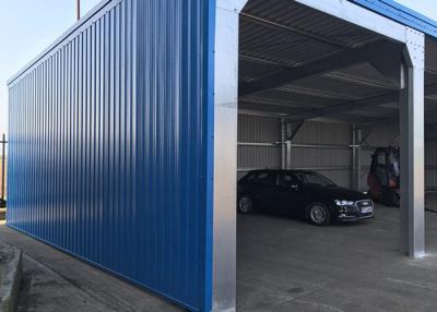 China 100x60x8 Prefab Warehouse Buildings With Corrugated Steel Roofing Sheet for sale