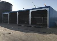 China 100x60x8 Prefab Warehouse Buildings With Corrugated Steel Roofing Sheet for sale