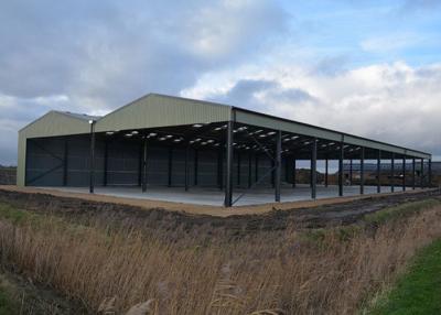 China Sandwich Wall Panel Double Span Prebuilt Steel Structure Factory for sale