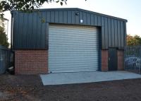 China Fire Damaged EPS Steel Structure Building , Prefab Shed Workshop for sale