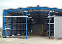 China 28mm Thickness 1m Length Prefabricated Steel Structure Building for sale