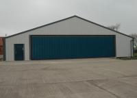 China Customized Light Steel Frame Structure Prefab Aircraft Hangar for sale