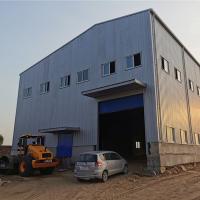 China Large Span Warehouse 1000sqm Steel Structure Building Painted for sale