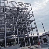 China Multi Storey Metal Sheet 1m Length Prefabricated Steel Carport for sale