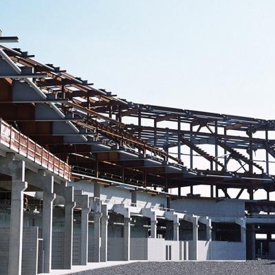China H Section Frame Large Span Prefab Steel Warehouse Building for sale