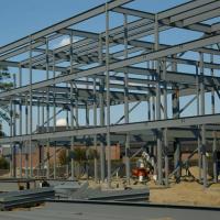 China H Section Frame Large Span Prefab Steel Warehouse Building for sale