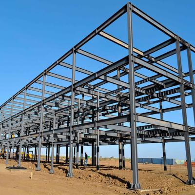China Industrial Light Portal Frame 60m/S Prefabricated Steel Structure Building Shed for sale