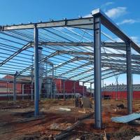 China Insulation Roof Wall Mezzanine Floor Prefabricated Steel Structure Building for sale