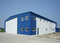 China Industrial Light Portal Frame 60m/S Prefabricated Steel Structure Building Shed for sale