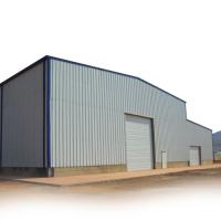 China Prefabricated Building AISI Steel Frame Warehouse Construction for sale