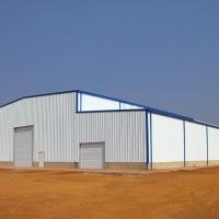 China Prefabricated Building AISI Steel Frame Warehouse Construction for sale