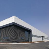 China Prefabricated Building AISI Steel Frame Warehouse Construction for sale