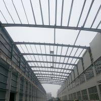 China Warehouse / Hangar Odm Steel Structure Building Glass Fiber Sandwich Panel for sale