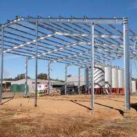 China Farm Storage Q345 Steel Construction Warehouse for sale