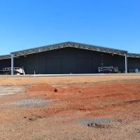 China Bending Q355 Steel Structure Building Glasswool Sandwich Panel for sale