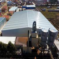 China Bending Q355 Steel Structure Building Glasswool Sandwich Panel for sale