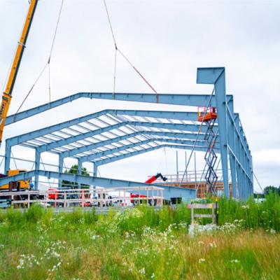China Prefab Galvanized Pu Panel Steel Frame Structure Building for sale