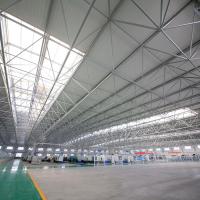 China Large Span Q335 Prefab Metal Warehouse Hot Dip Galvanized for sale