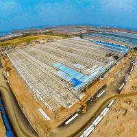 China Prefab Galvanized Pu Panel Steel Frame Structure Building for sale