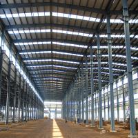 China Customized 50mm Panel Steel Frame Warehouse Q235b Prefabricated for sale
