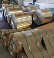 China 8006 Pet Laminated Aluminum Foil Jumbo Roll For Cable Shielding for sale